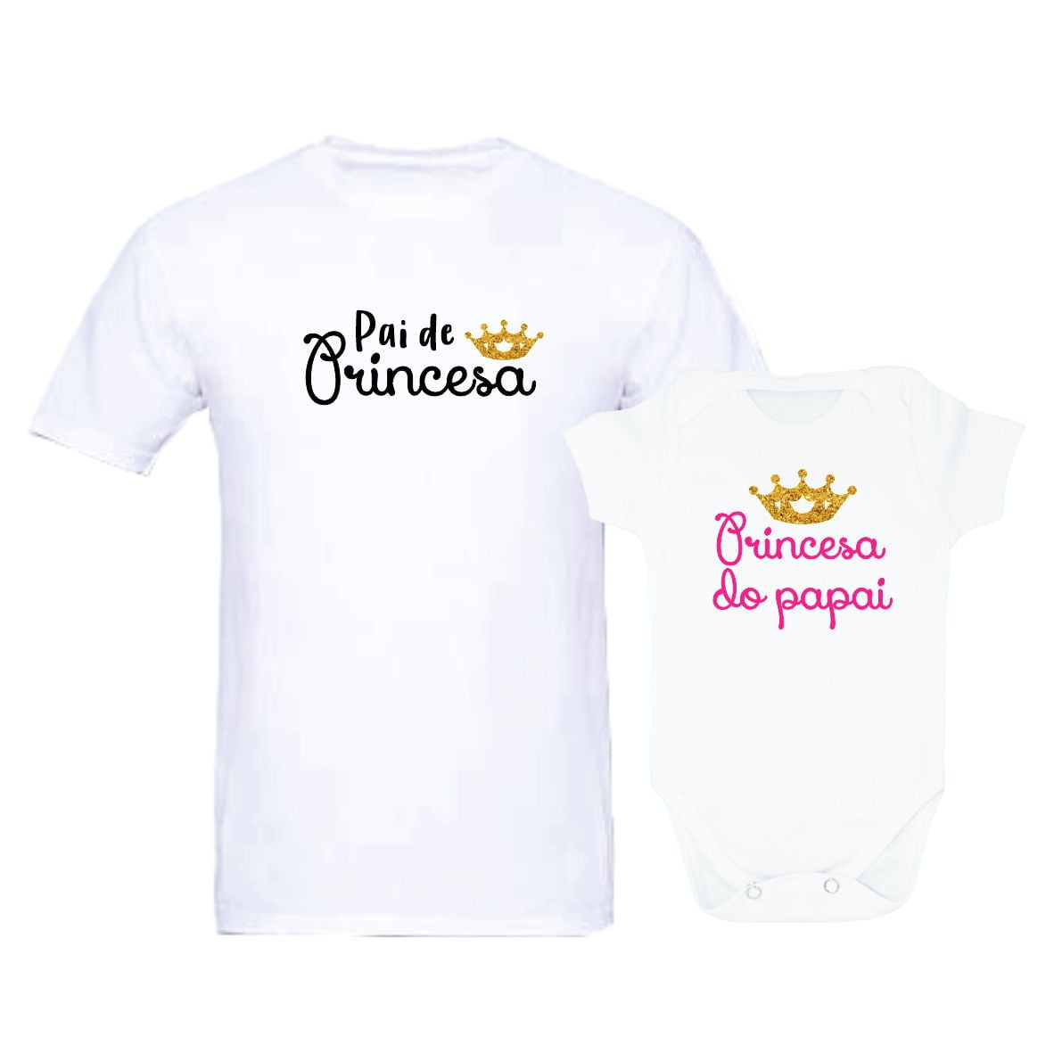 Tal Pai Tal Filha Pai de Princesa - Atelier Bebê Bolê